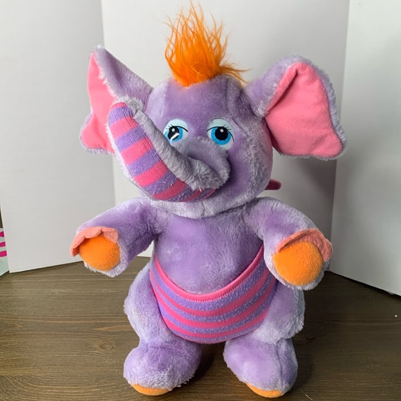 hasbro softies | Toys | Vtg 984 Hasbro Wuzzles Eleroo Plush Soft ...